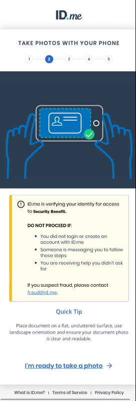 Security Benefit and ID.me – ID.me Help Center