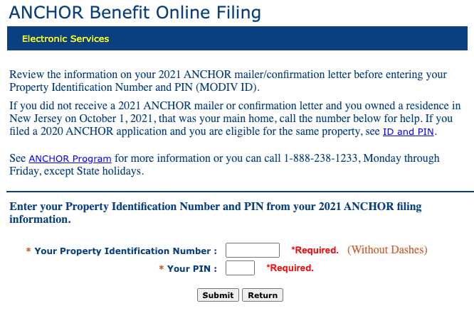 New Jersey Property Tax Relief and ID.me – ID.me Help Center